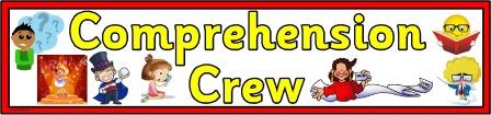 Free Printable Comprehension Crew Banner